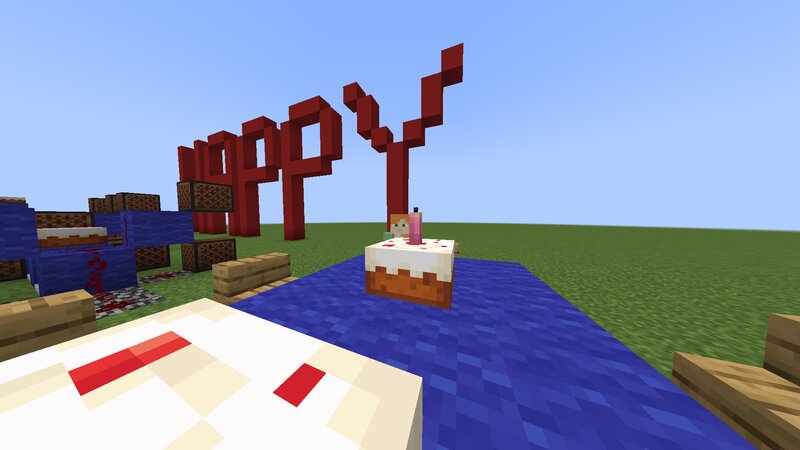 Happy Birthday Minecraft Map
