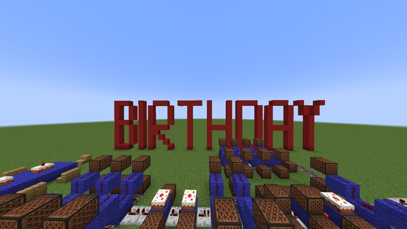 Happy Birthday Minecraft Map