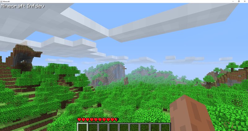 Infdev Forest World Minecraft Map