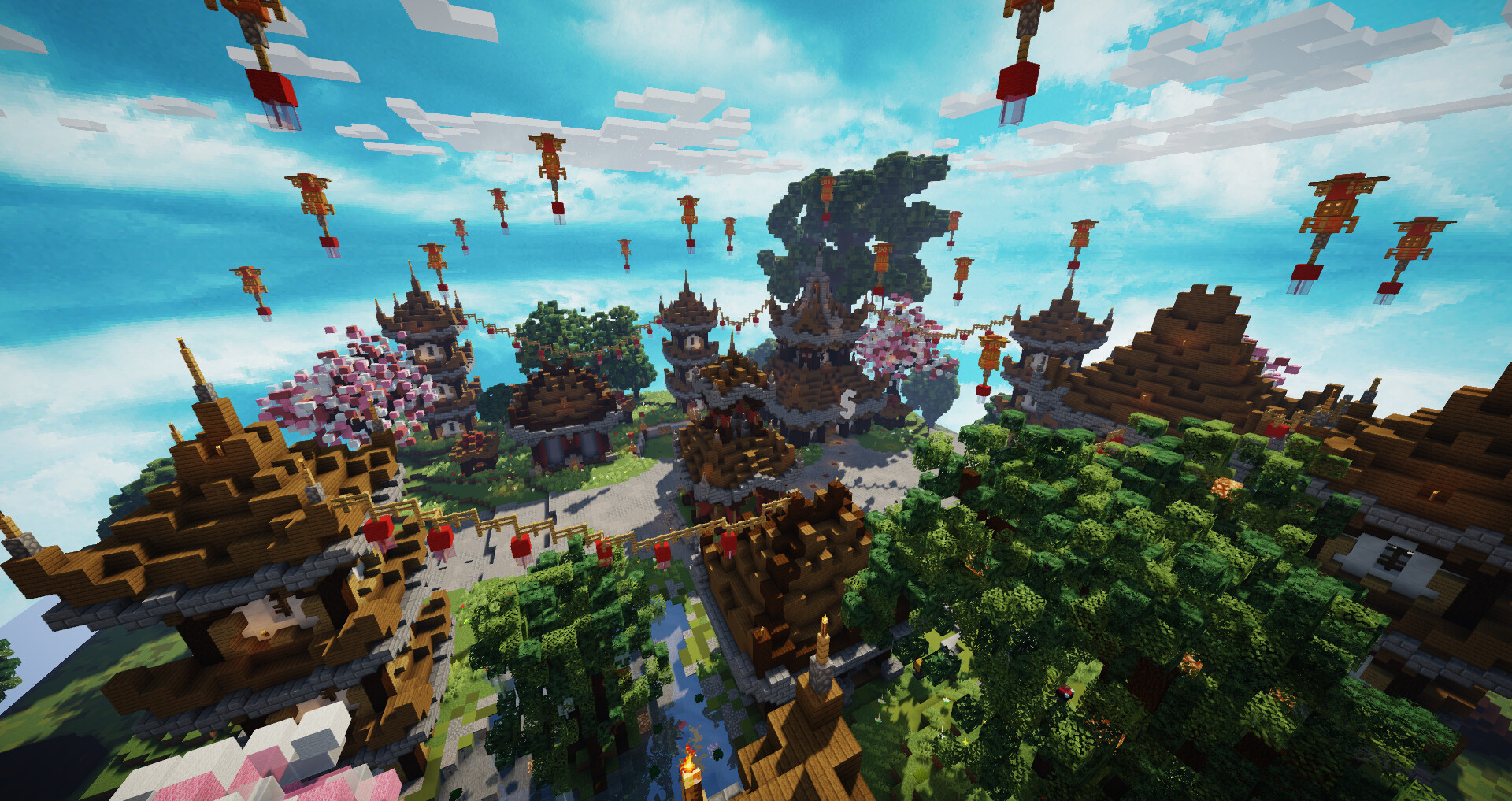 HCF Spawn - Japanese themed Minecraft Map