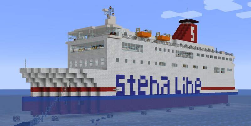Medium size night ferry Minecraft Map