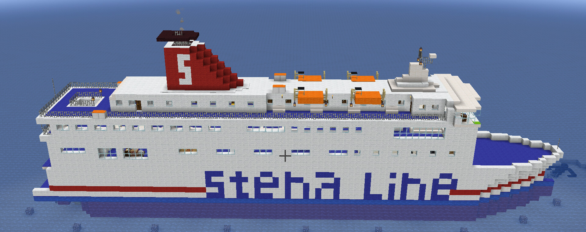 Medium size night ferry Minecraft Map