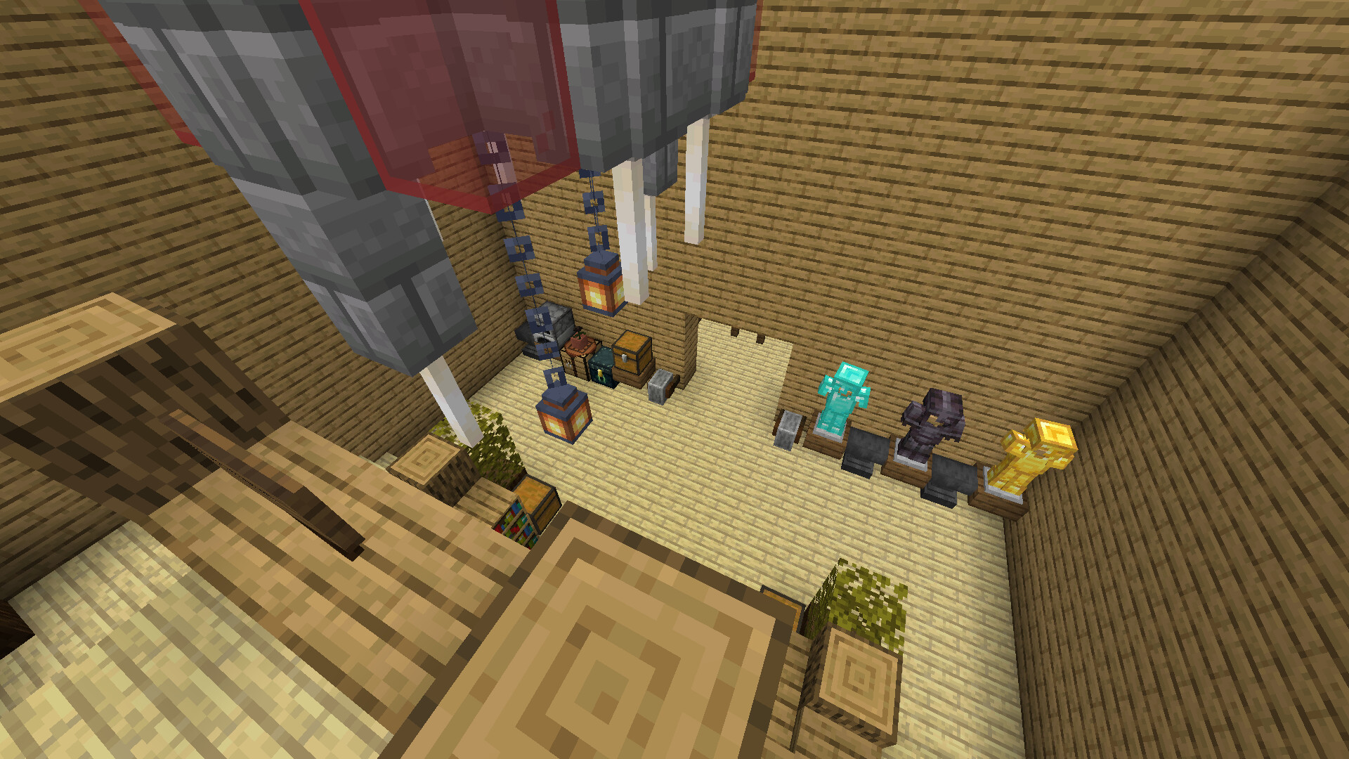 House Build in Non-Euclidean Minecraft Minecraft Map