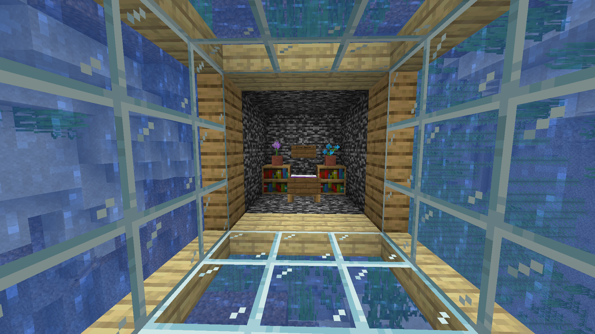 House Build in Non-Euclidean Minecraft Minecraft Map