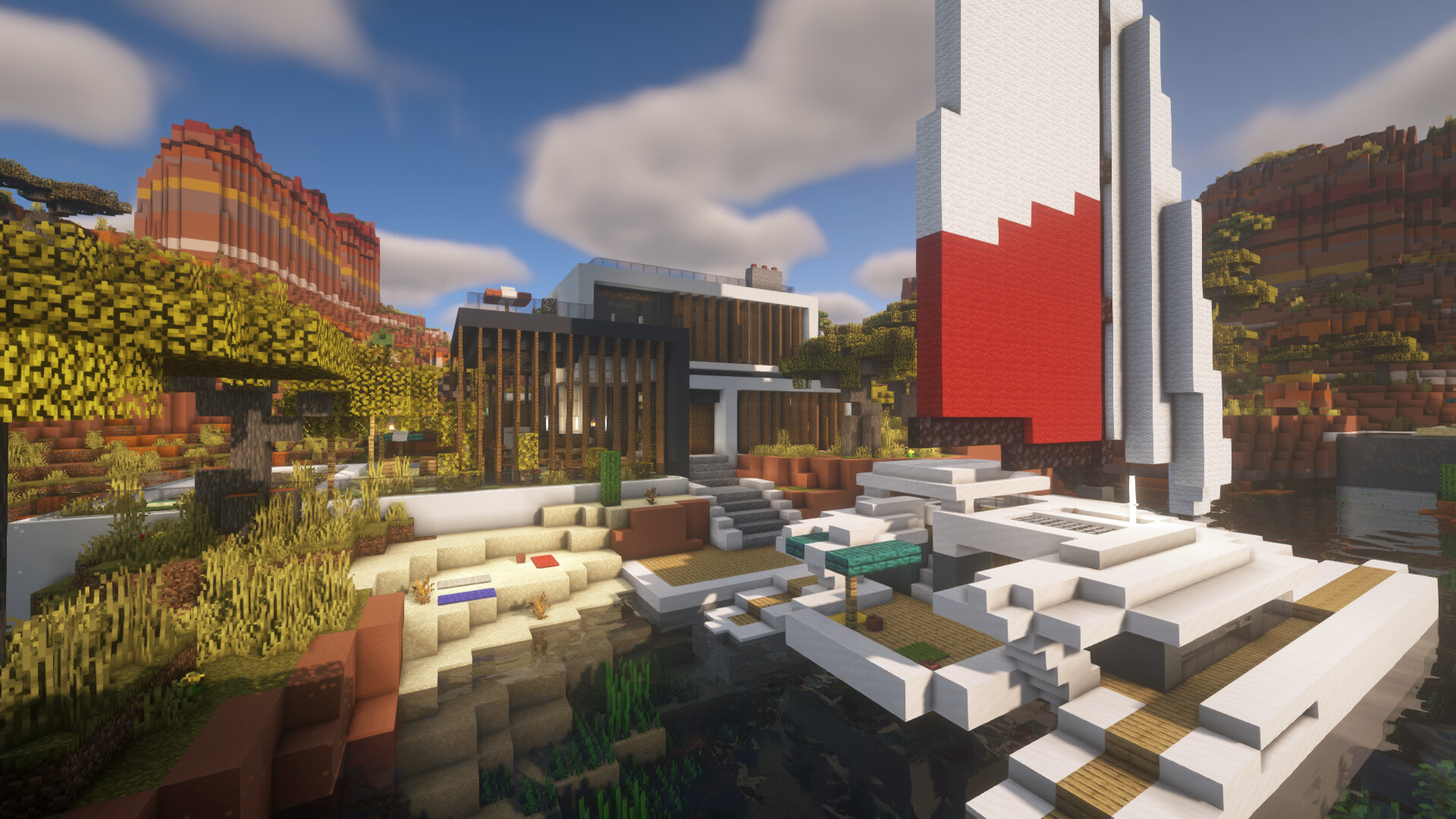 PzshR3KT's Mesa Modern Houses Minecraft Map