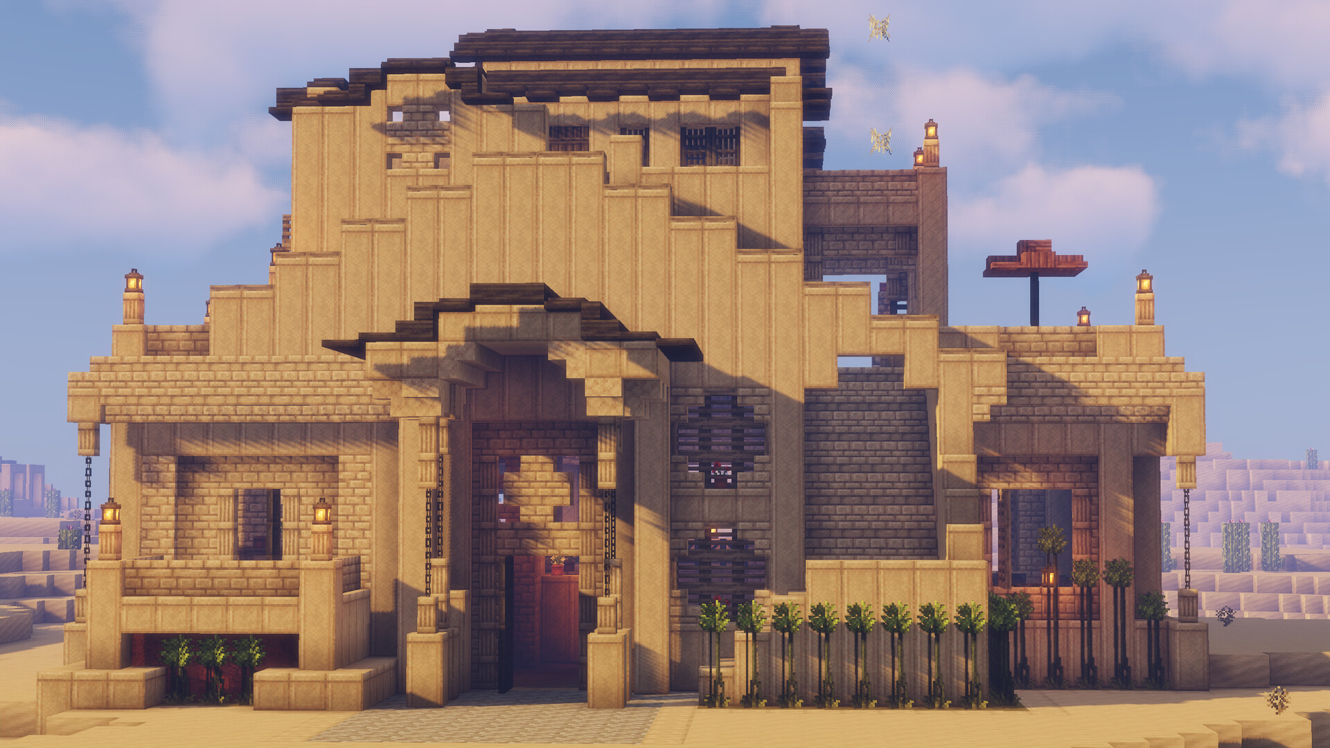 Floridian Sand Stone Mansion Minecraft Map