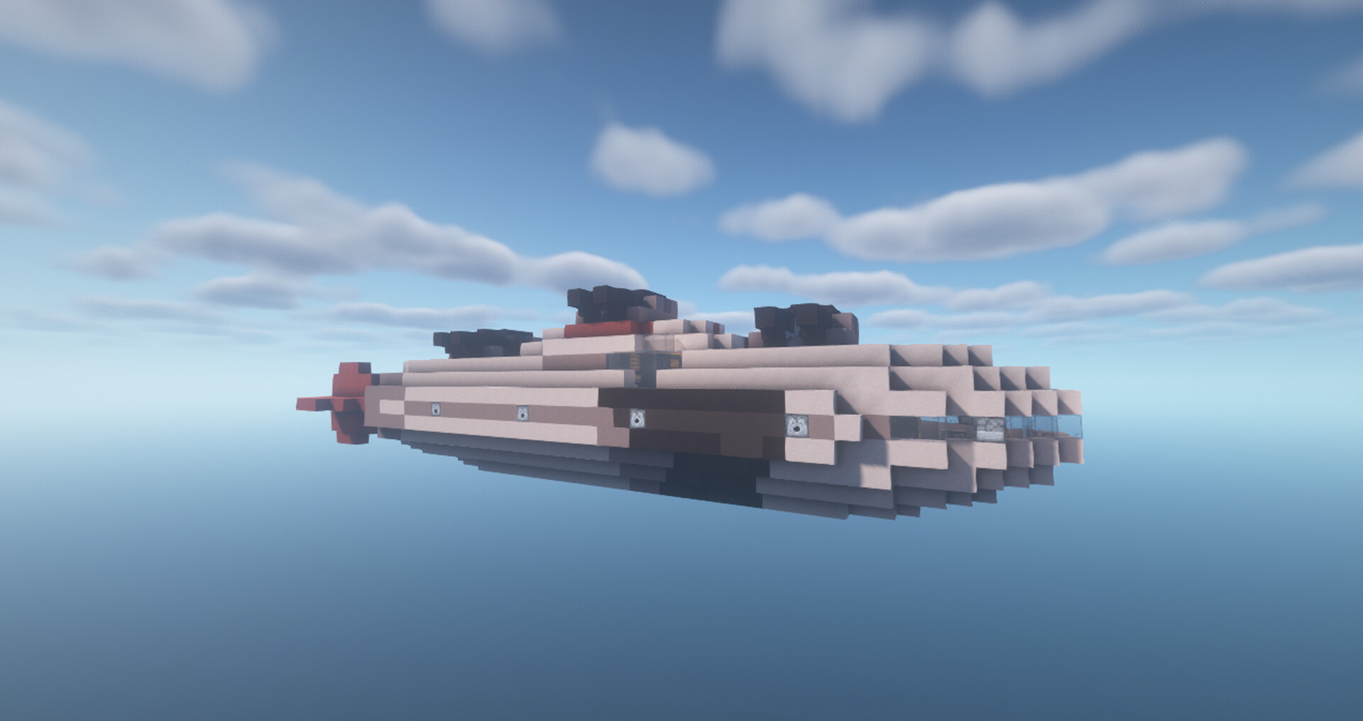 Silver Empire Adv. Light Cruiser ( Airship | Silver Empire | Movecraft ...