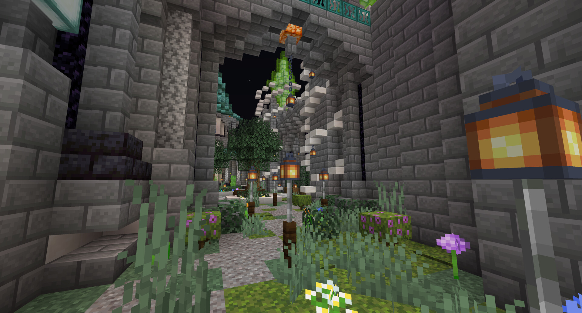 Flying Castle Minecraft Map