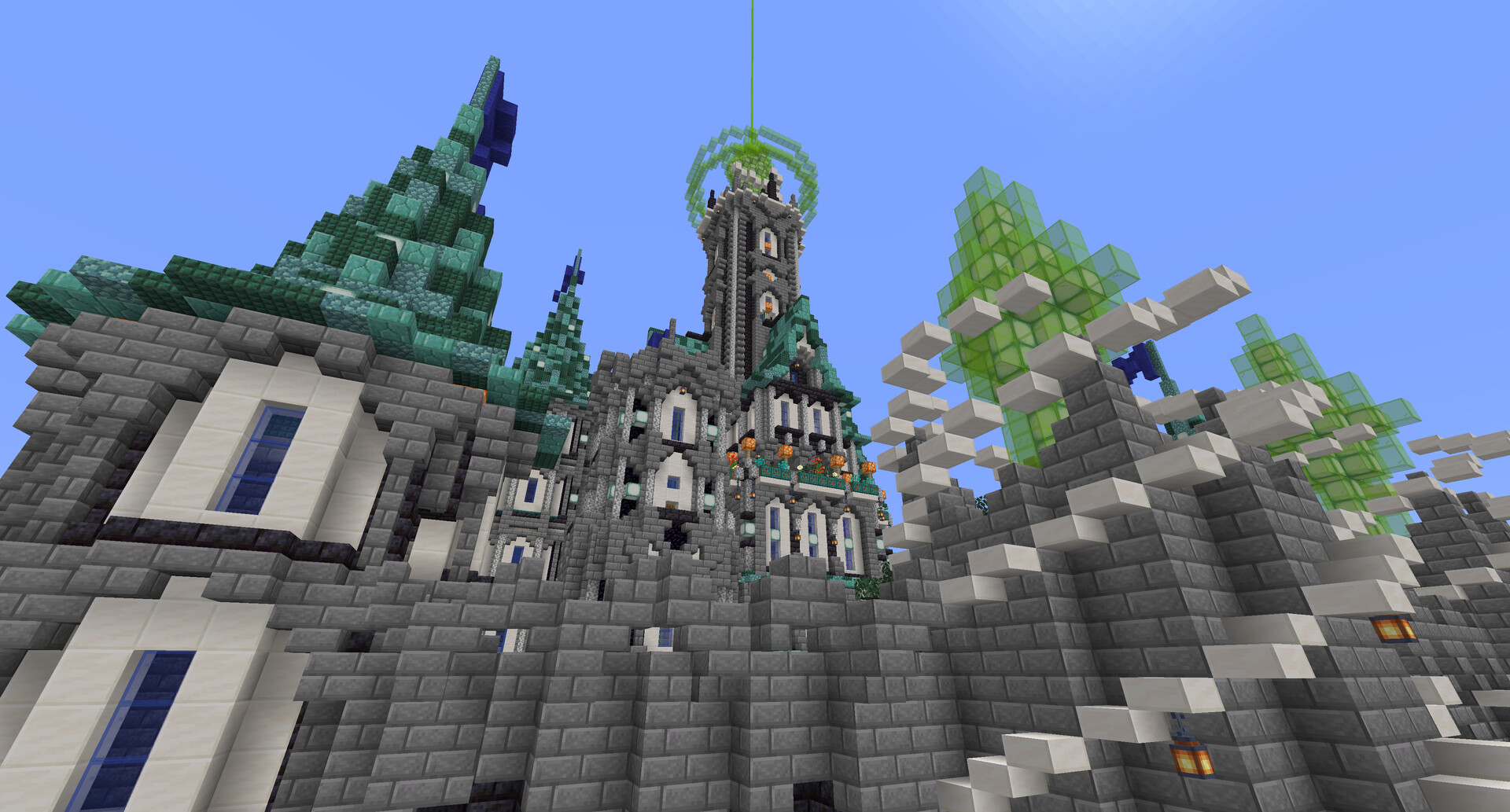 Flying Castle Minecraft Map