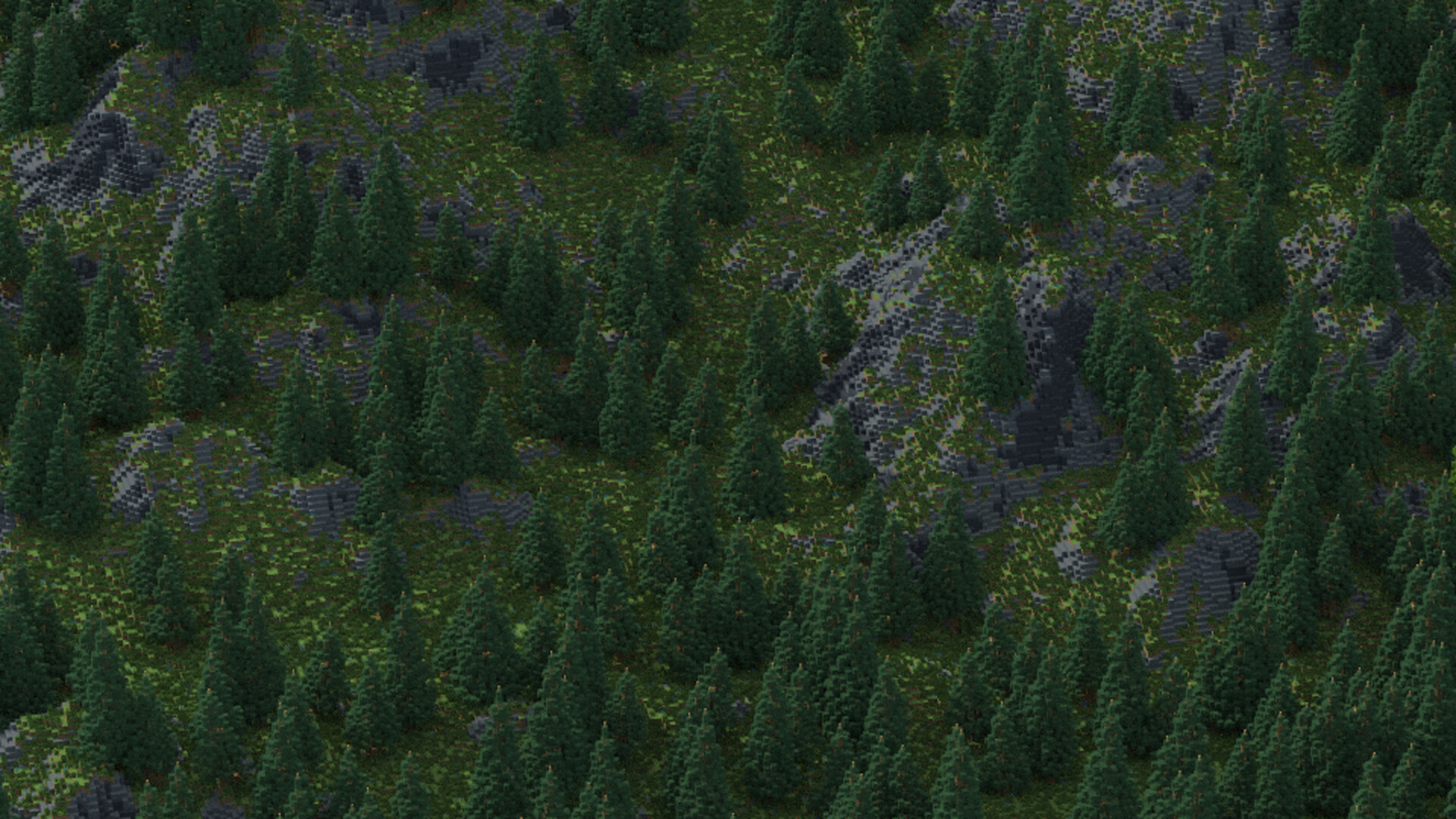 Forested Lake - 1k by 1k Minecraft Map