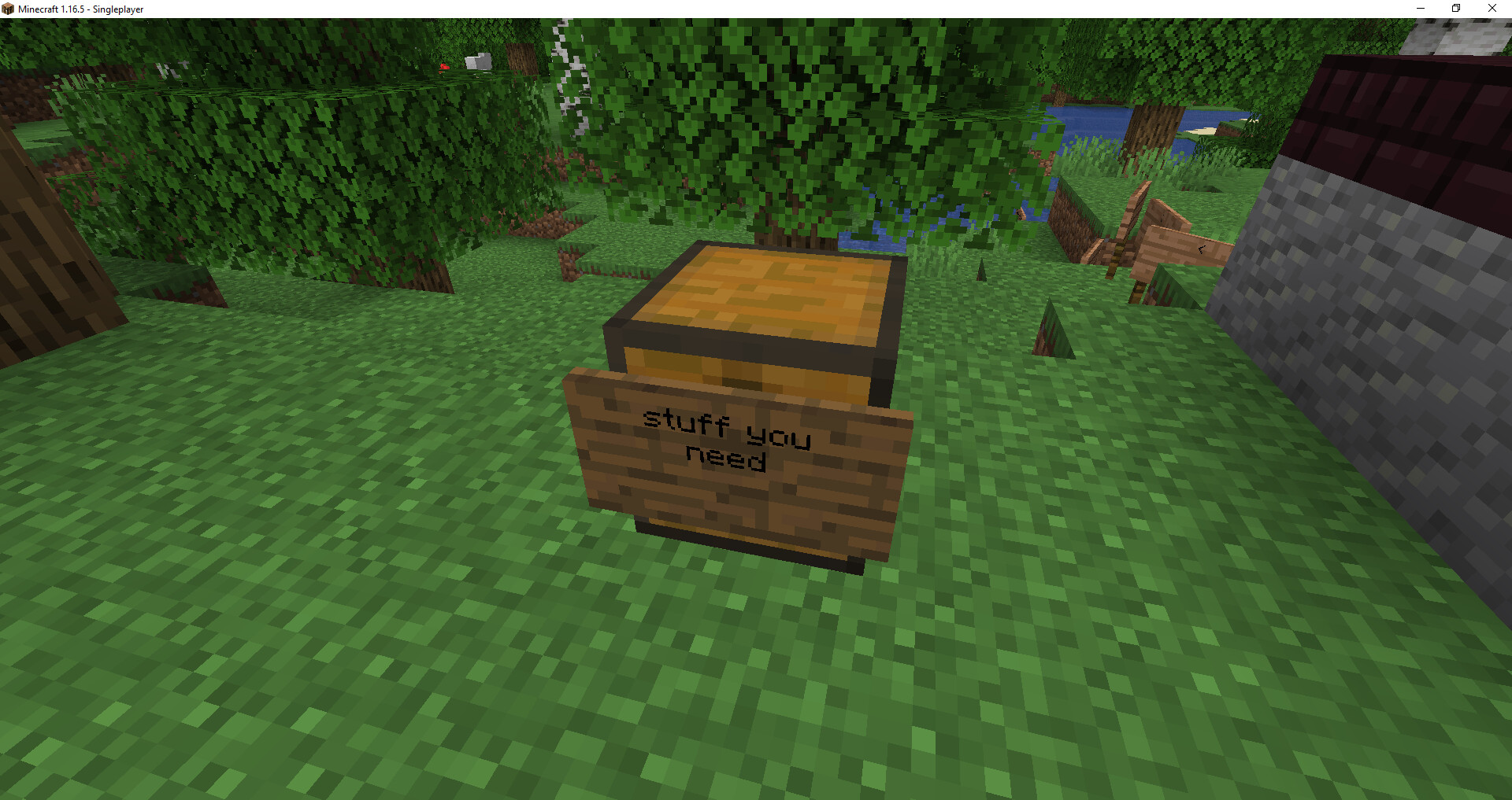 Bunker?! A MC Map Minecraft Map