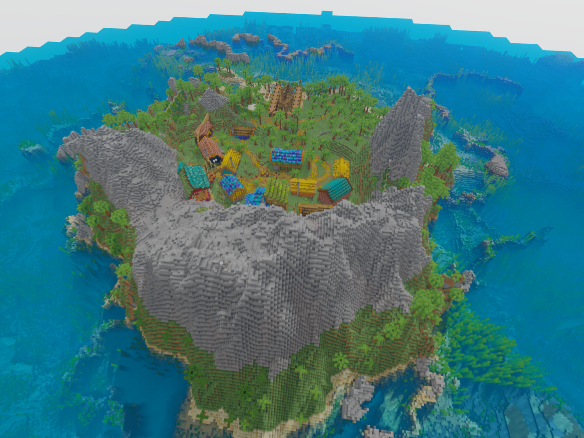 𝔗𝔥𝔢 𝔅𝔯𝔬𝔨𝔢𝔫 ℜ𝔦𝔡𝔤𝔢 Minecraft Map
