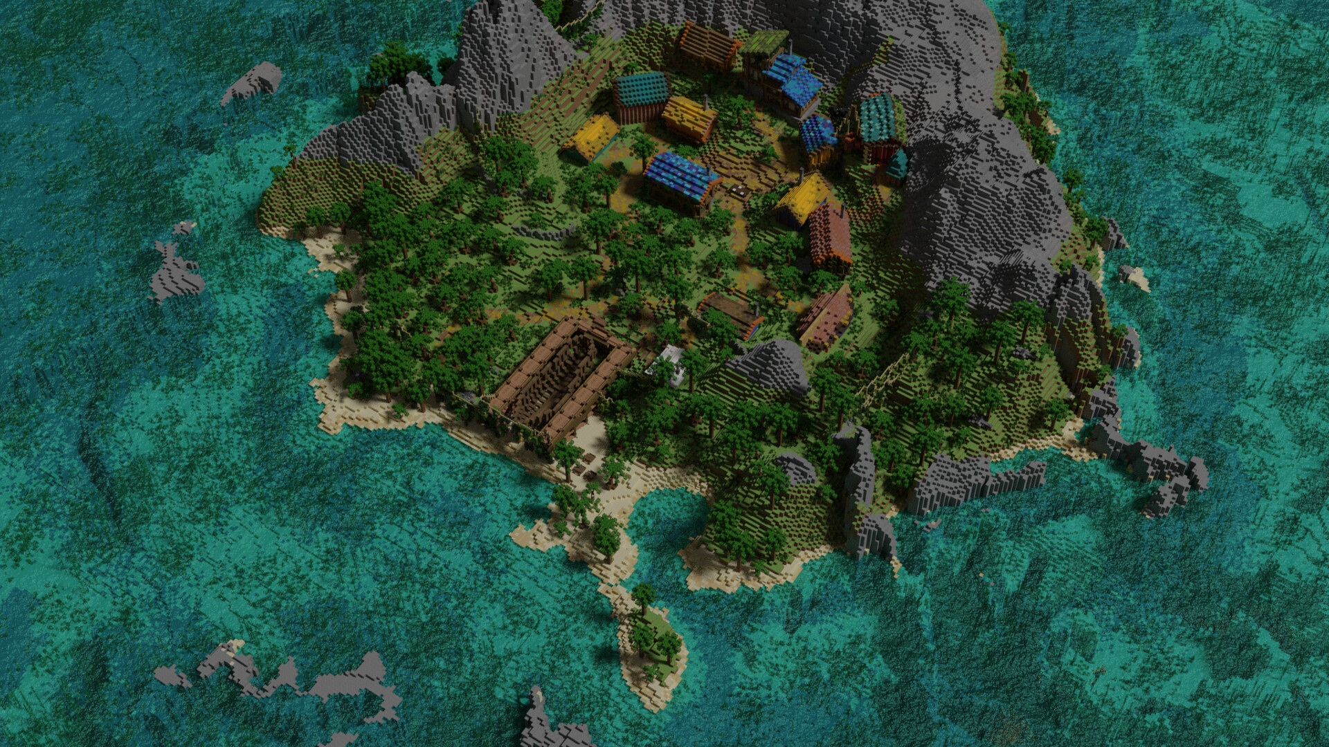 𝔗𝔥𝔢 𝔅𝔯𝔬𝔨𝔢𝔫 ℜ𝔦𝔡𝔤𝔢 Minecraft Map