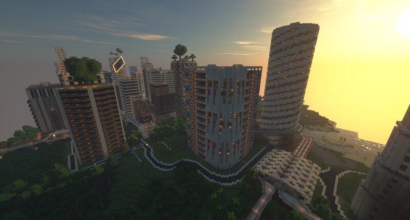 Titania - A massive, modern and original metropolis! Minecraft Map