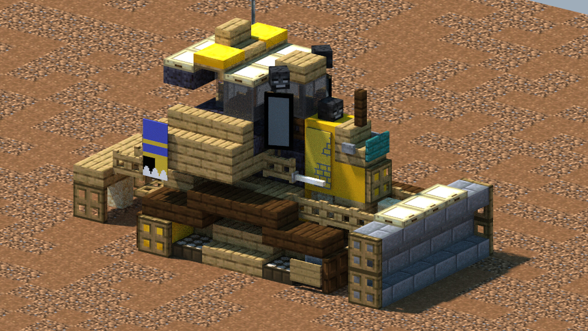 Komatsu D61EXi-24 Dozer [With Download] Minecraft Map