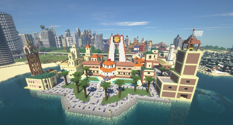 Titania - A massive, modern and original metropolis! Minecraft Map