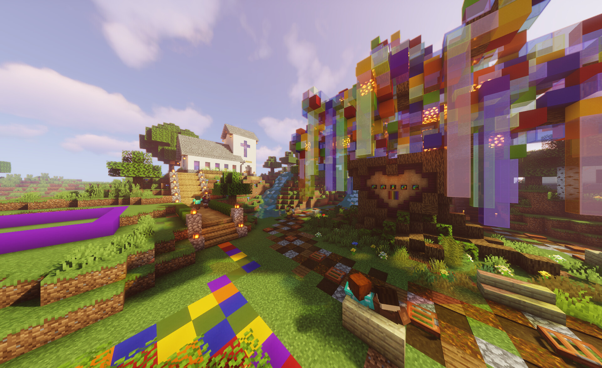 Love is Loud - Pride Year Round 2021 Minecraft Map