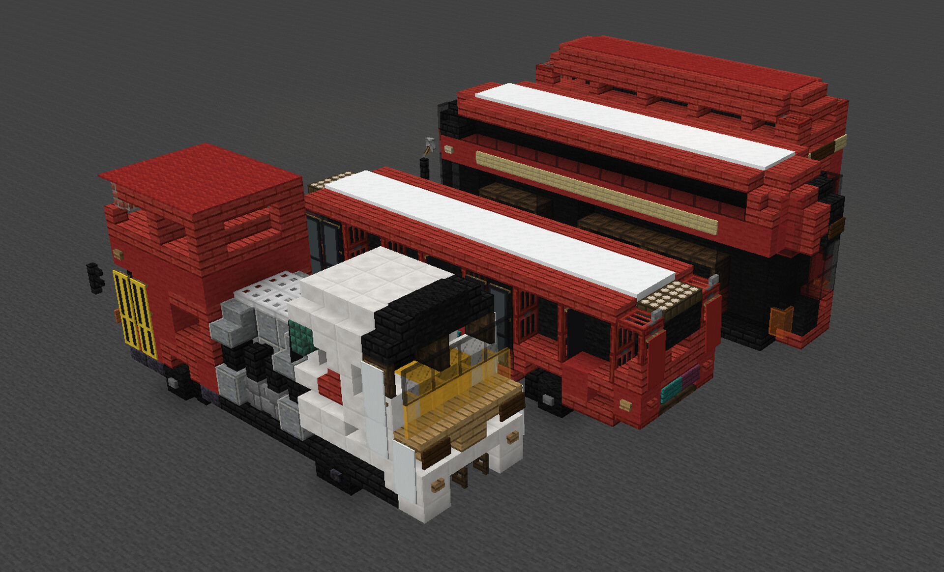 London Buses 4 Pack [DOWNLOAD] Minecraft Map