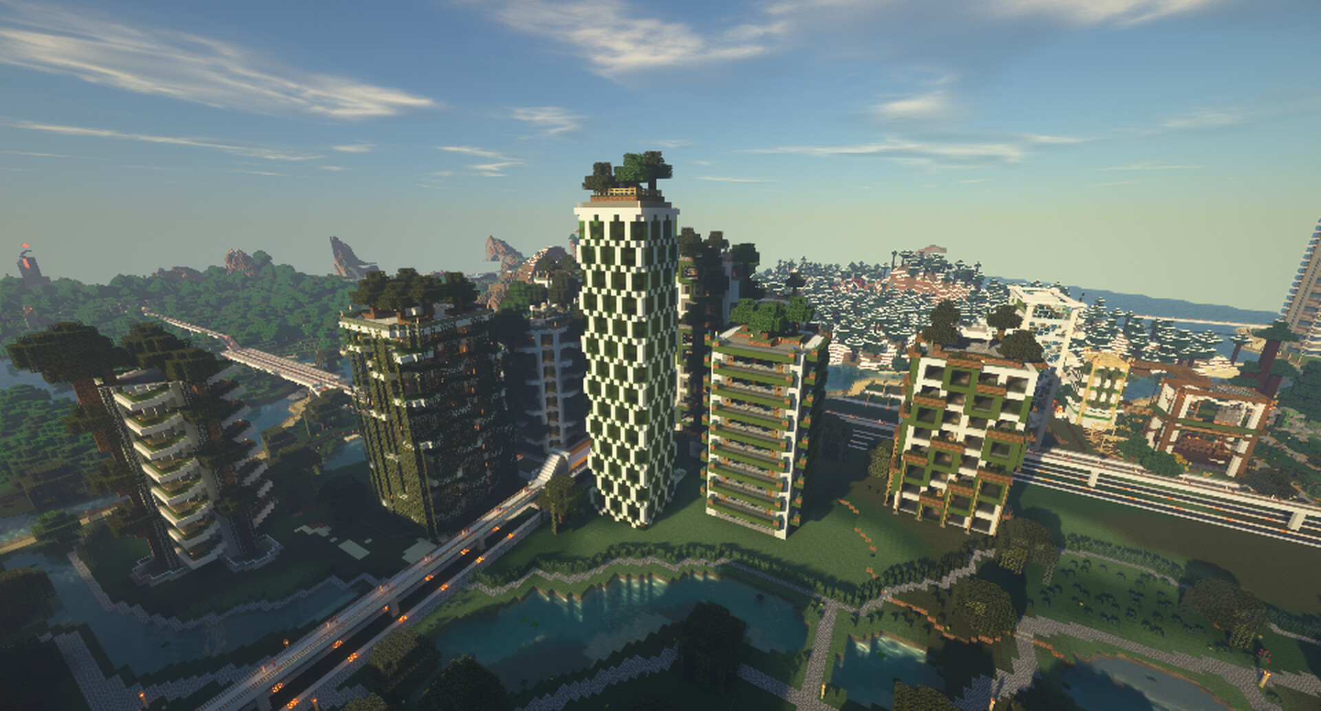 Titania - A massive, modern and original metropolis! Minecraft Map