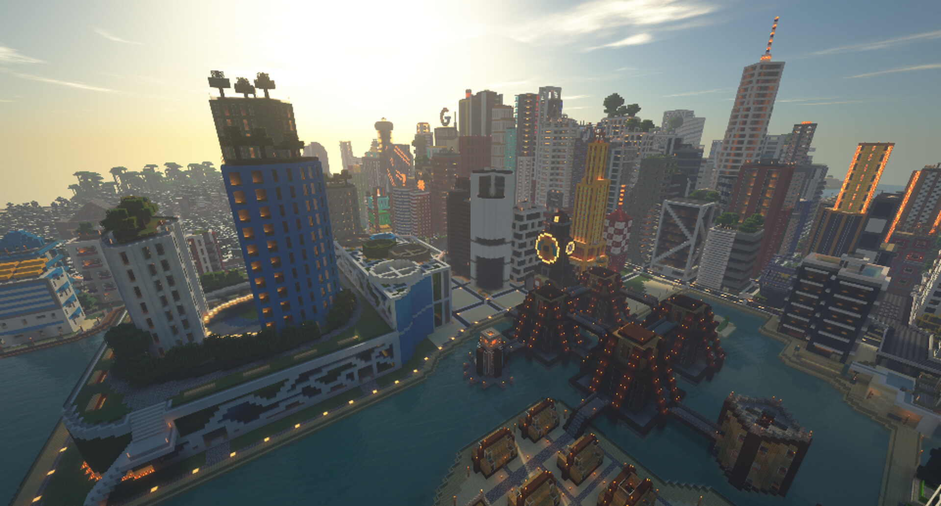 Titania - A massive, modern and original metropolis! Minecraft Map