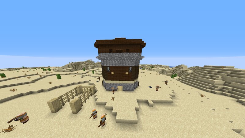 desert pillager outpost Minecraft Map