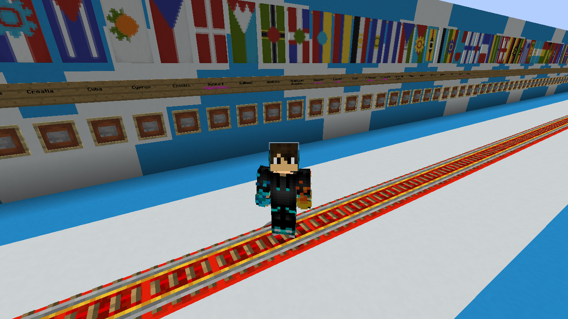 National flags Minecraft Map