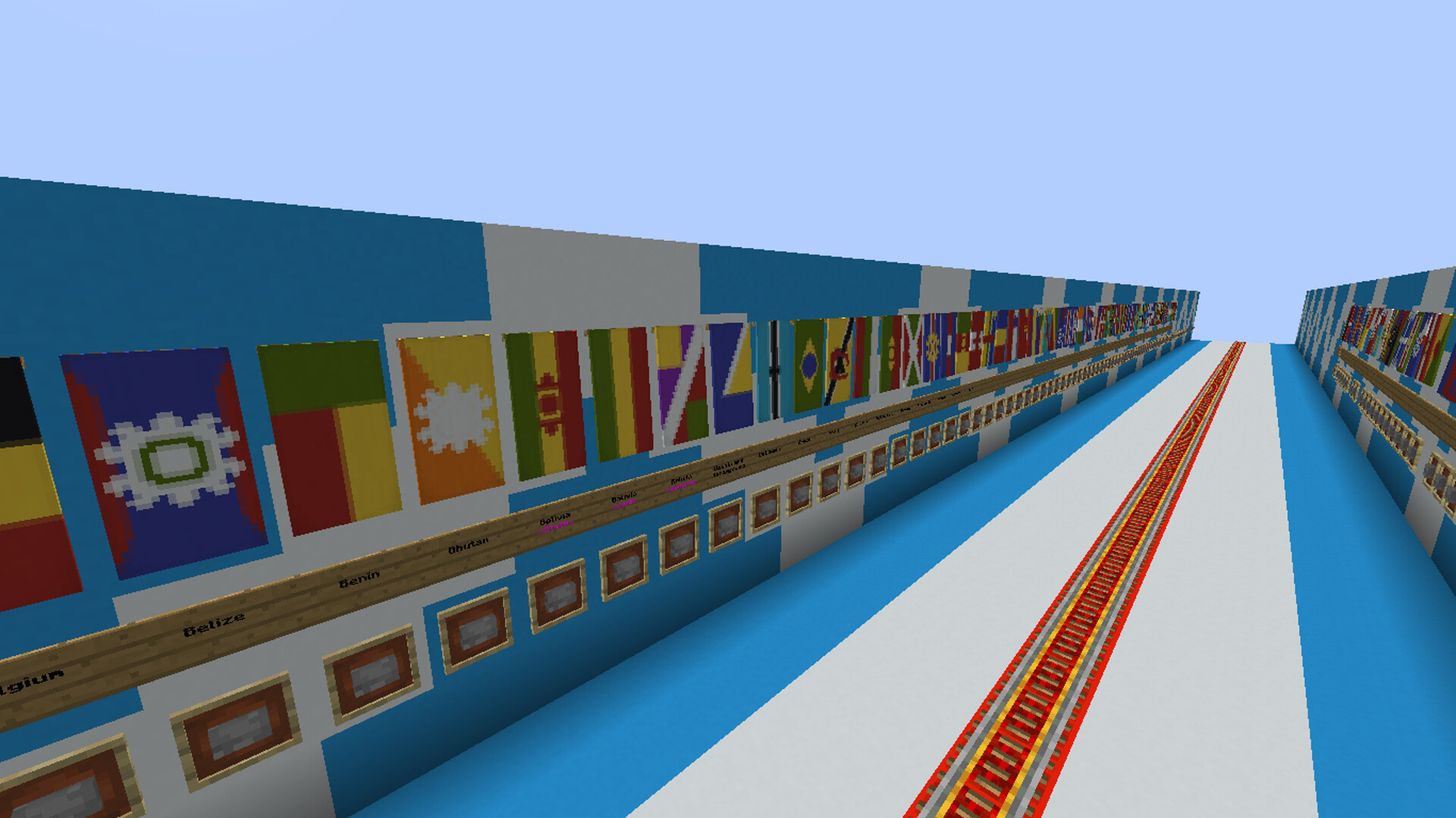 National flags Minecraft Map