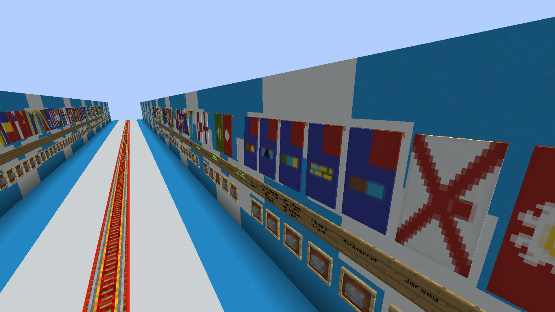 National flags Minecraft Map