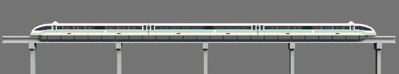 Shanghai Transrapid Maglev Minecraft Map