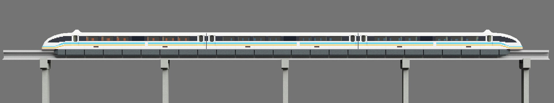 Shanghai Transrapid Maglev Minecraft Map
