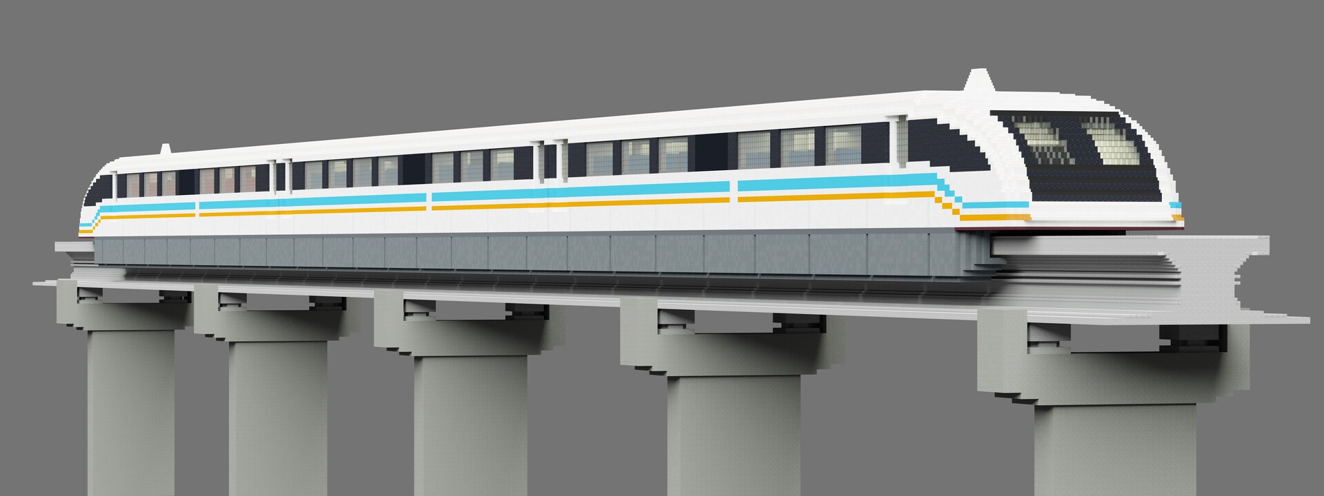 Shanghai Transrapid Maglev Minecraft Map