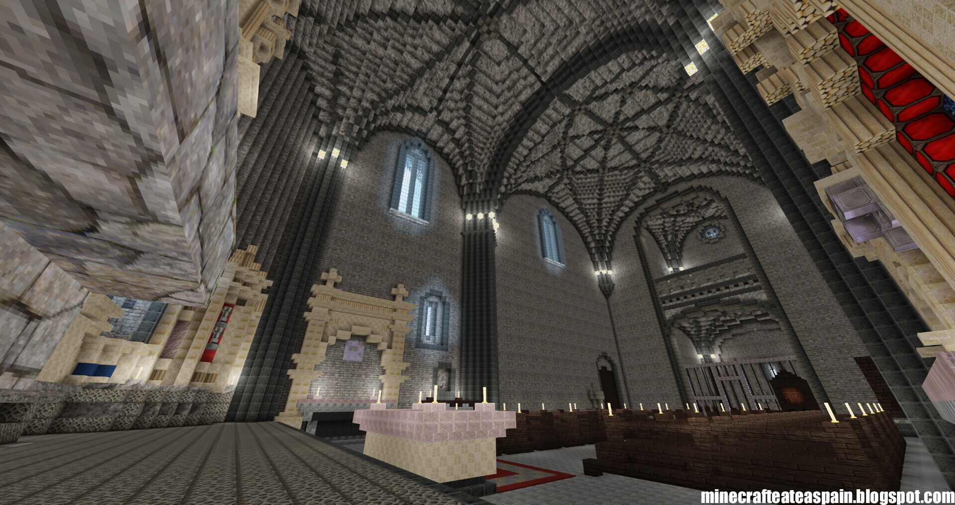 Minecraft replica of the Church of San Lorenzo Mártir, Fuenteodra ...