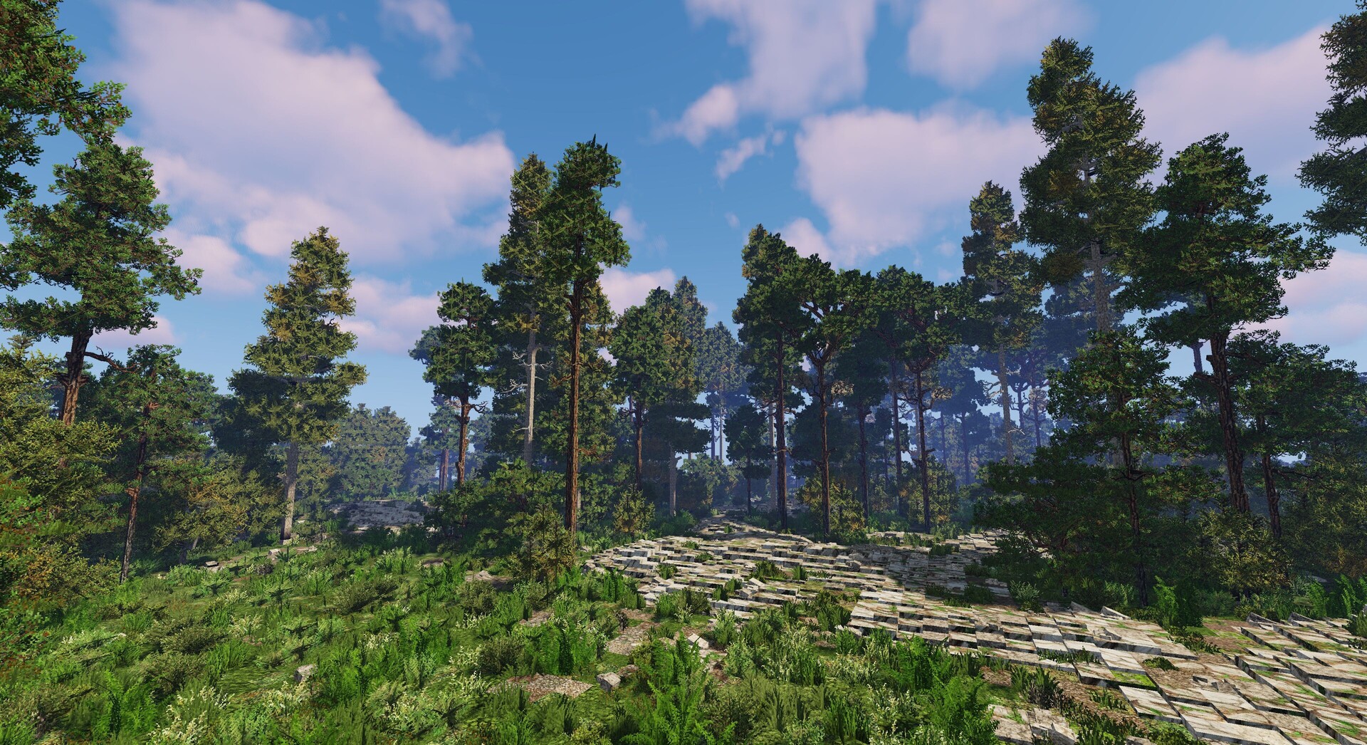 Conquest Reforged 1.15.2 Mountain Landscape 1024x1024 Minecraft Map