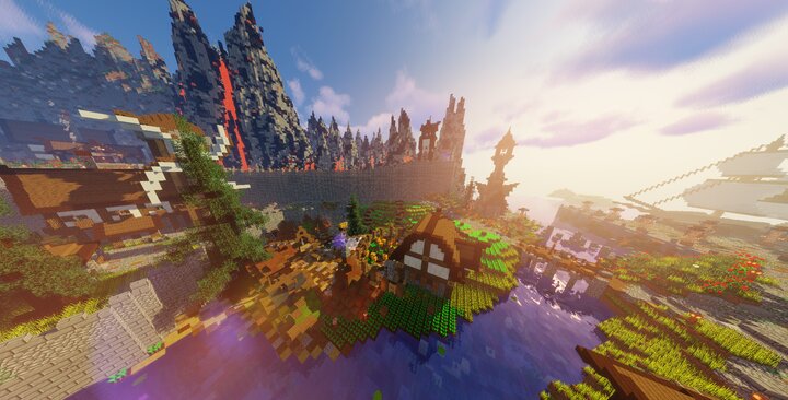 Medieval Town of Ragewell Minecraft Map