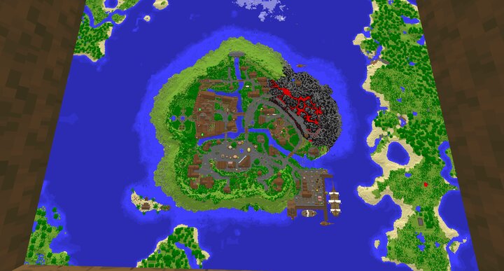 Medieval Town of Ragewell Minecraft Map