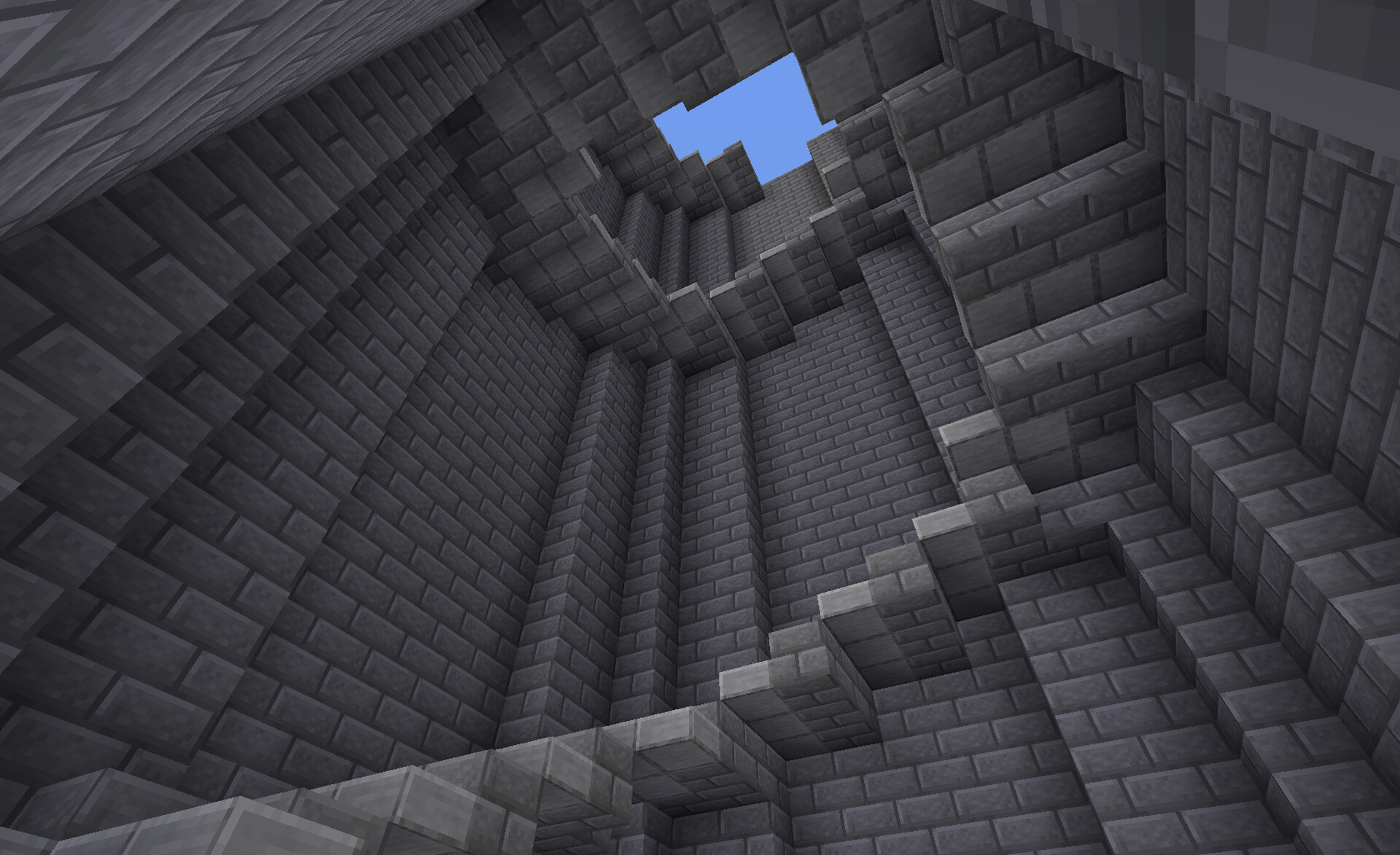 Stone Spiral Stairs (Stackable) - Inner Minecraft Map