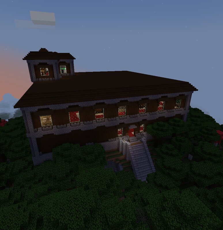 Woodland Mansion Base Minecraft Map
