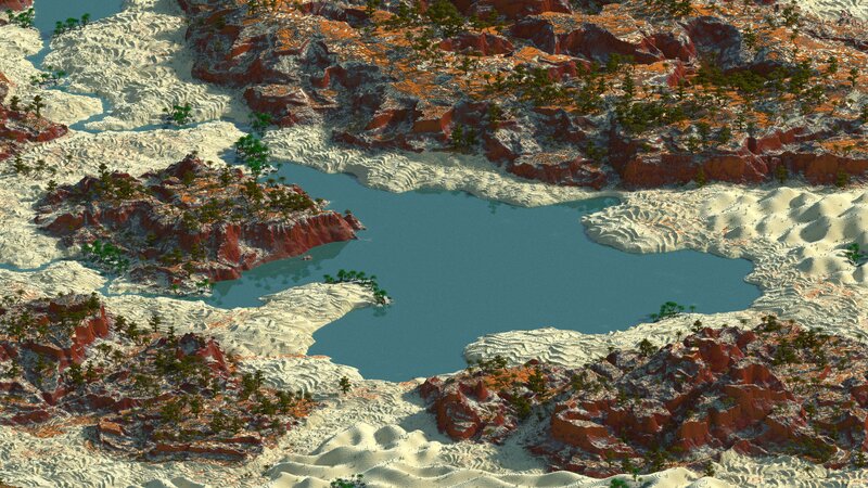 Continental - 25kx25k | 1.12 - 1.17+ | Landscape & Survival Map ...