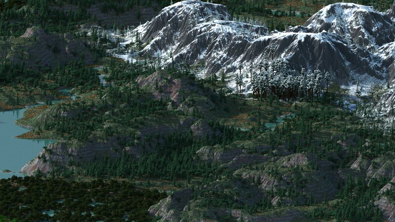 Continental - 25kx25k | 1.12 - 1.17+ | Landscape & Survival Map ...