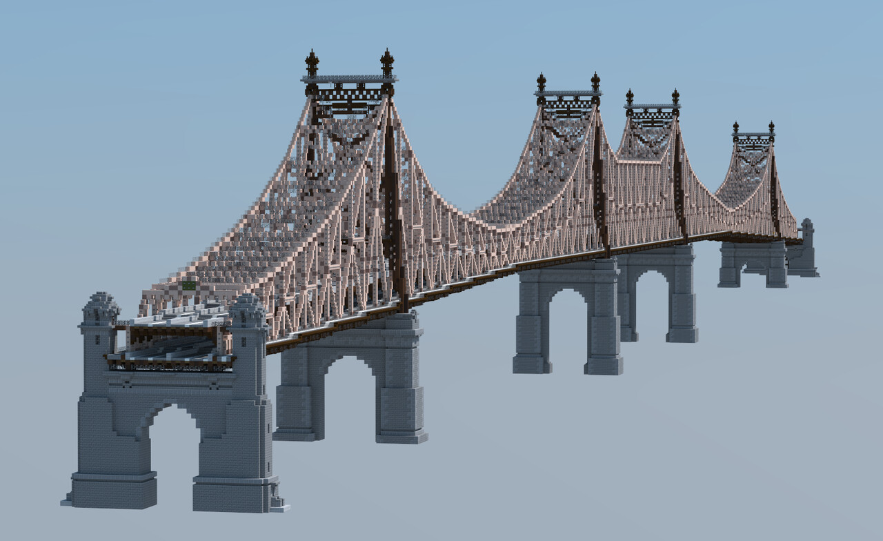 Queensboro Bridge, New York Minecraft Map