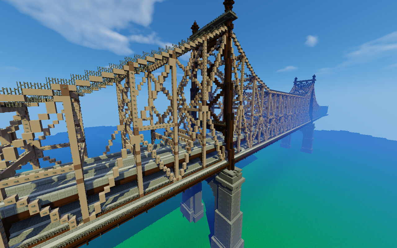 Queensboro Bridge, New York Minecraft Map