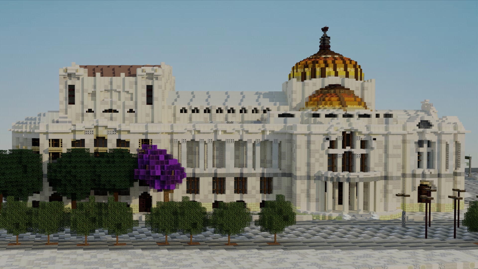 Palacio de Bellas Artes in Mexico City, Mexico (on 1:1 scale ...