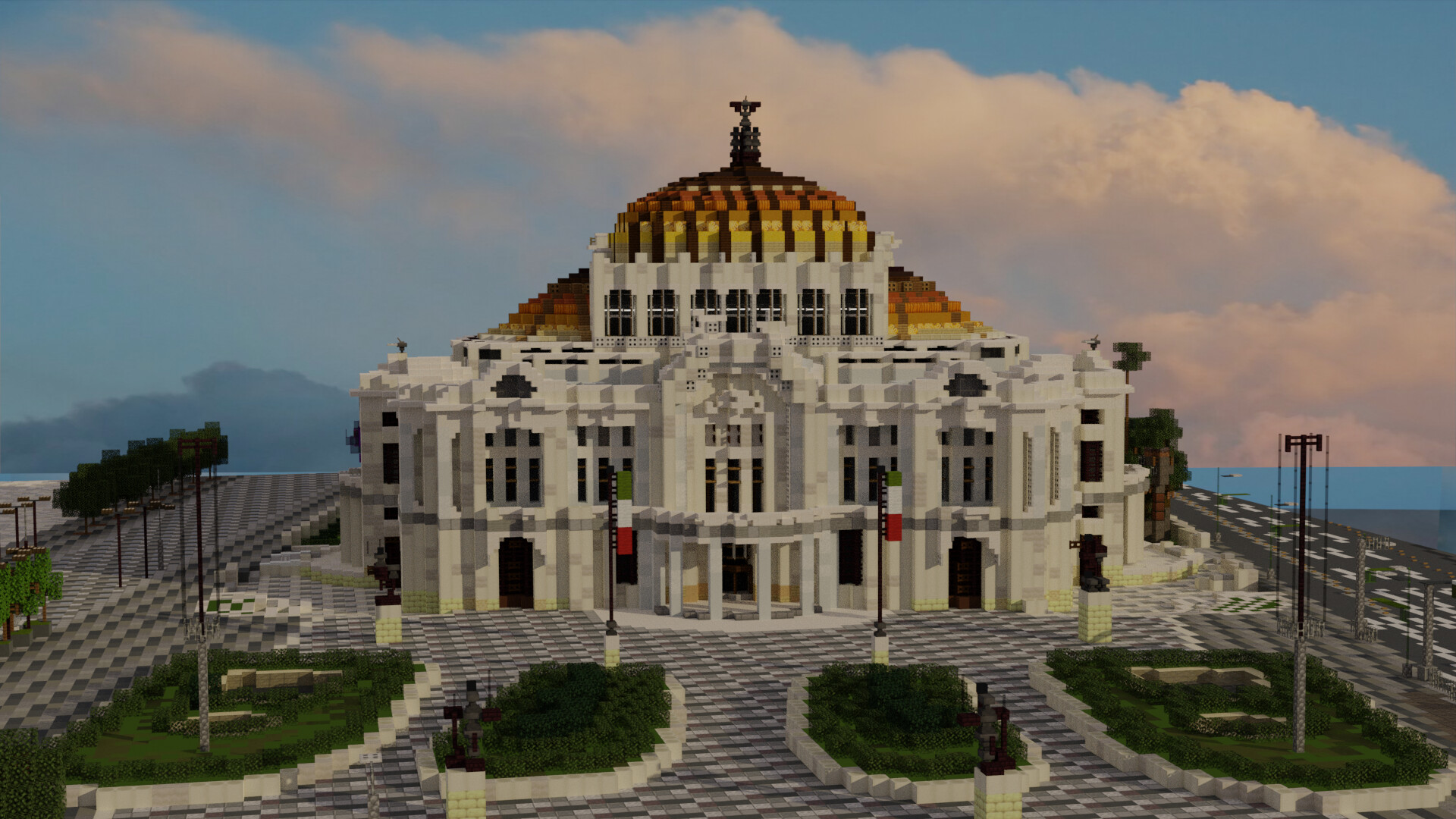 Palacio de Bellas Artes in Mexico City, Mexico (on 1:1 scale ...