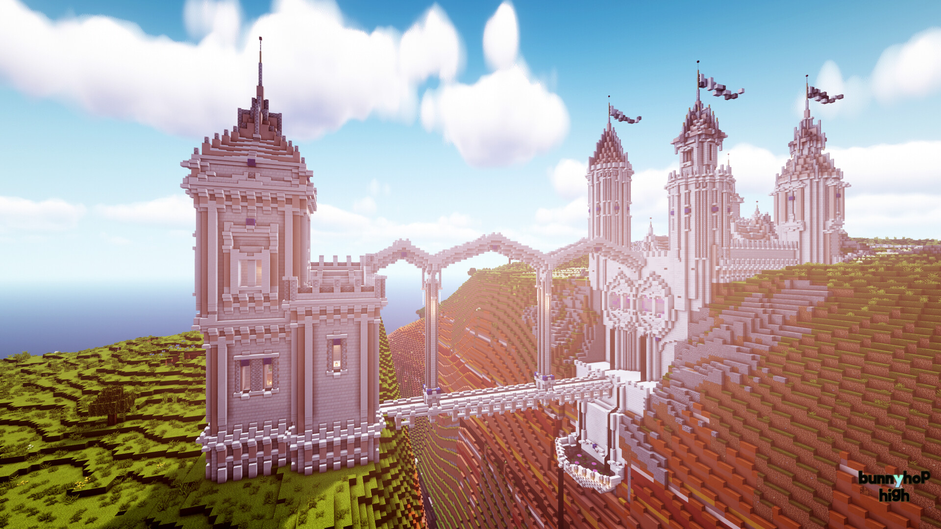 Lightest Castle Timelapse + Schematic Minecraft Map