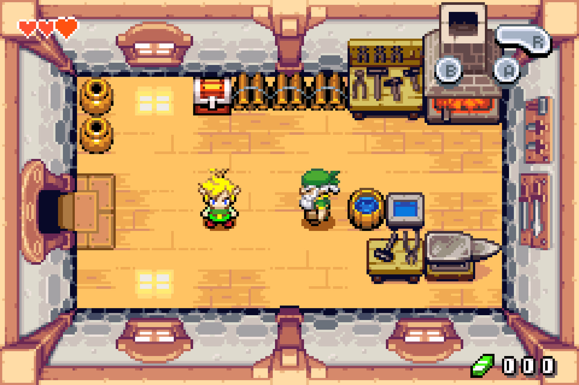 Zelda: Minish Cap - Complete Link's/Smith's House [1.16.5] Minecraft Map