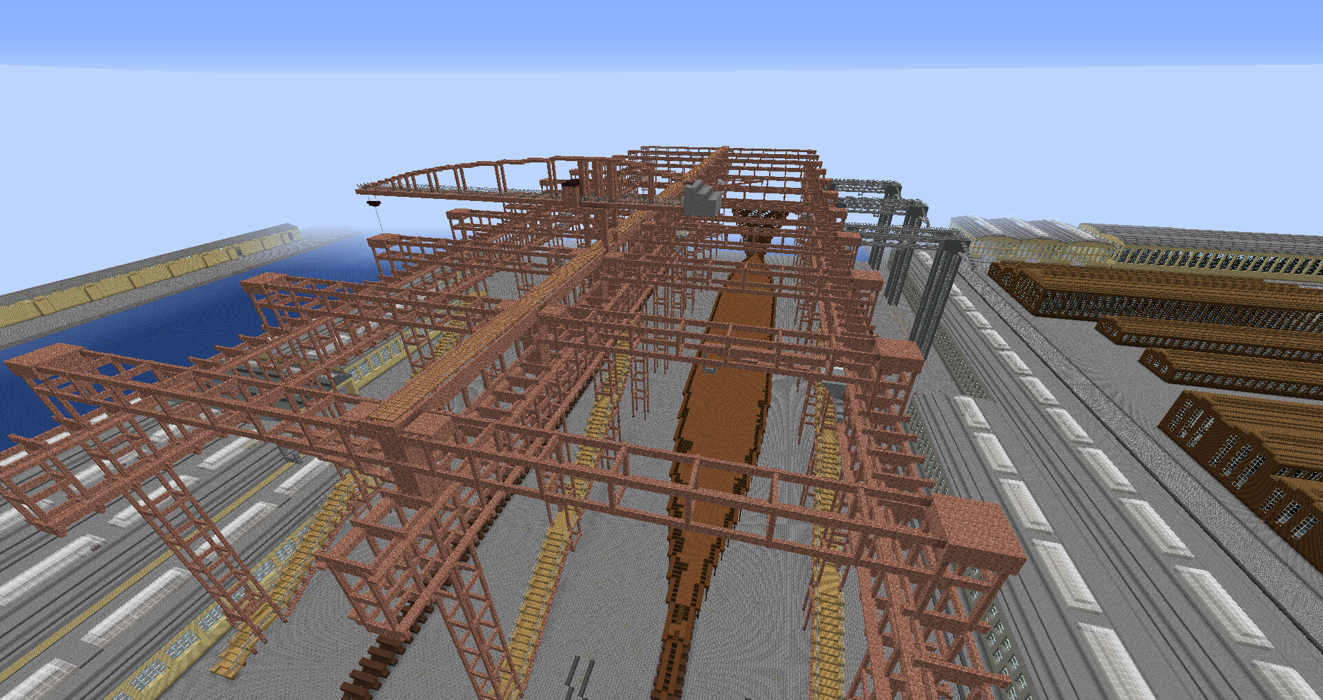 Arrol Gantry from Harland and Wolff (New build) Minecraft Map