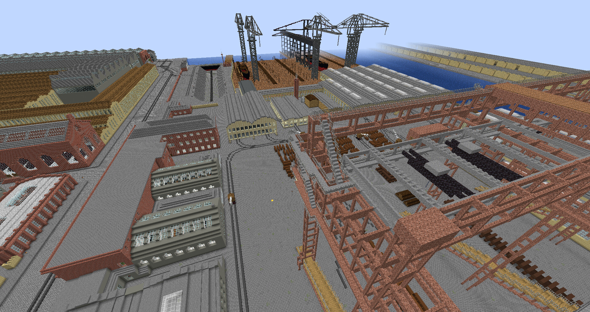 Arrol Gantry from Harland and Wolff (New build) Minecraft Map