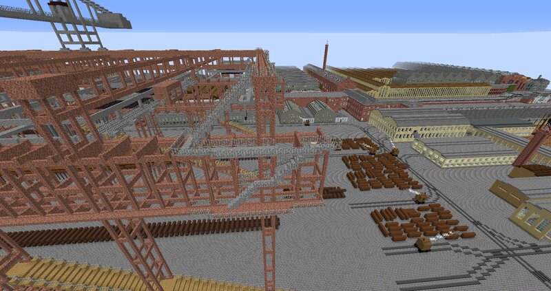 Arrol Gantry from Harland and Wolff (New build) Minecraft Map