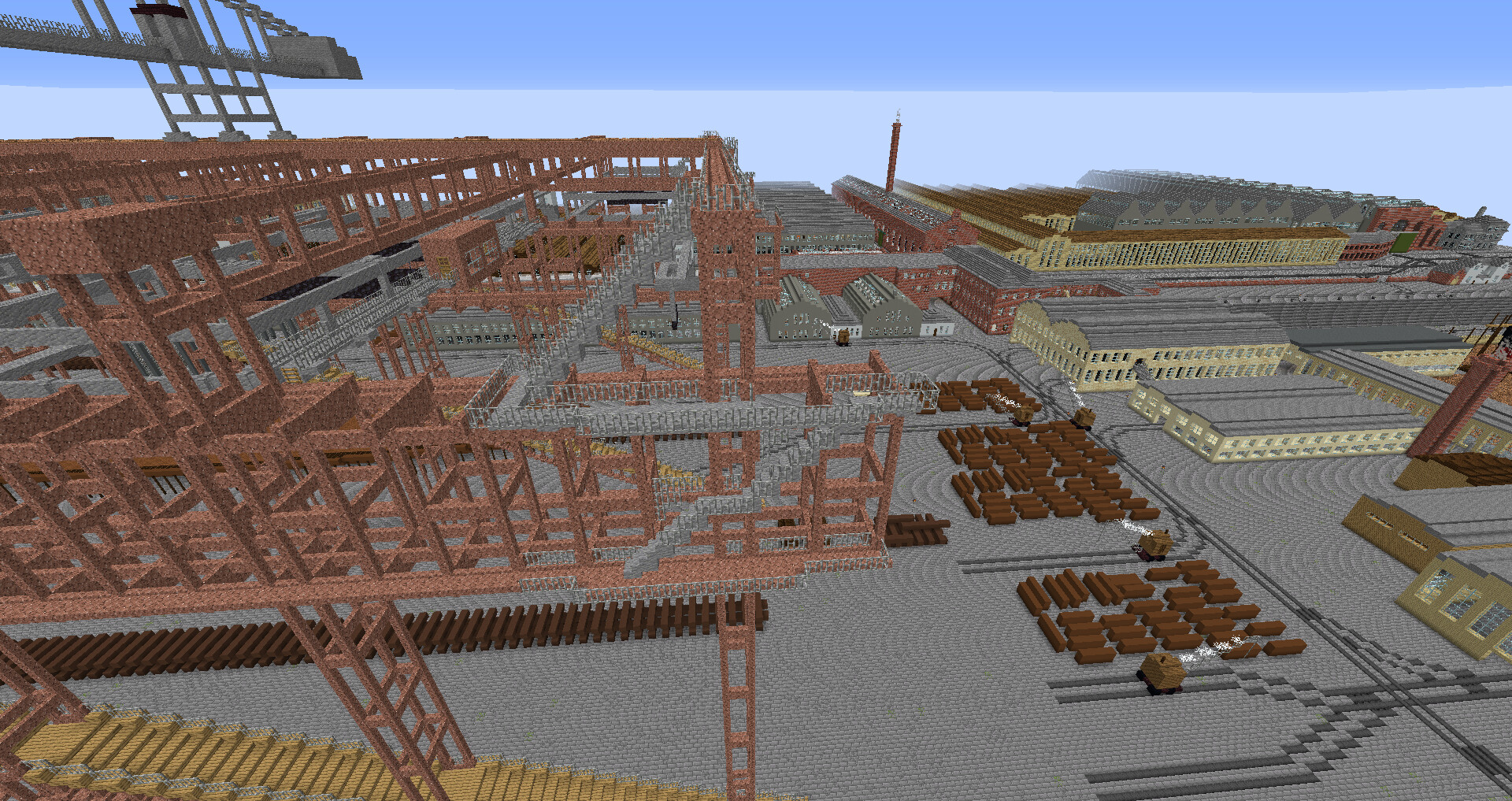 Arrol Gantry from Harland and Wolff (New build) Minecraft Map