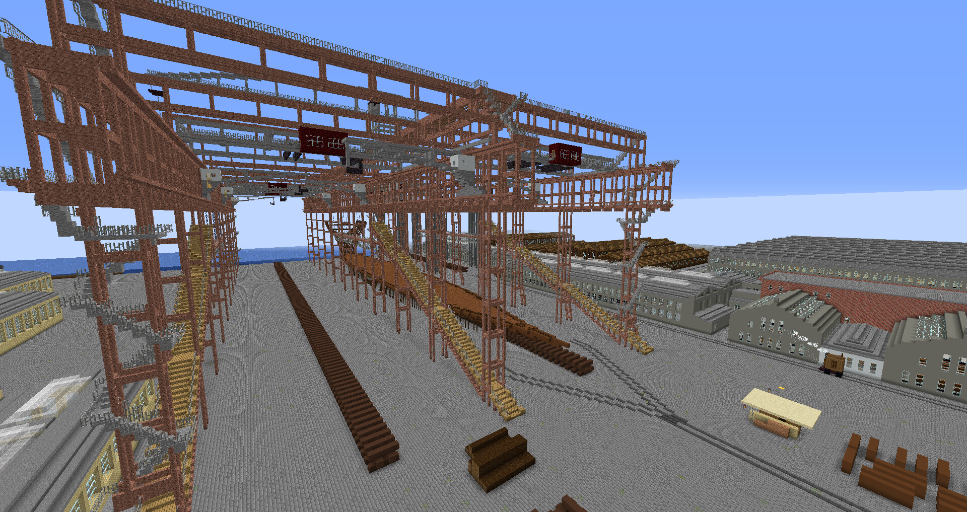 Arrol Gantry from Harland and Wolff (New build) Minecraft Map